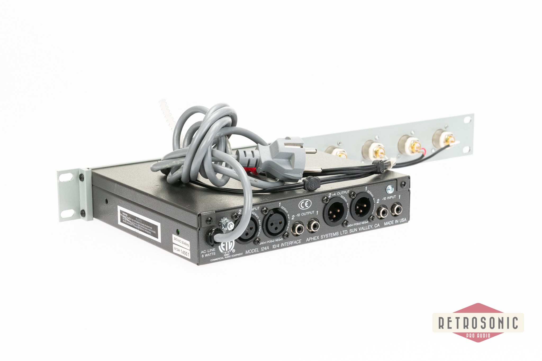 Aphex 10/4 Interface model 124A + half rackwide full connector panel ...