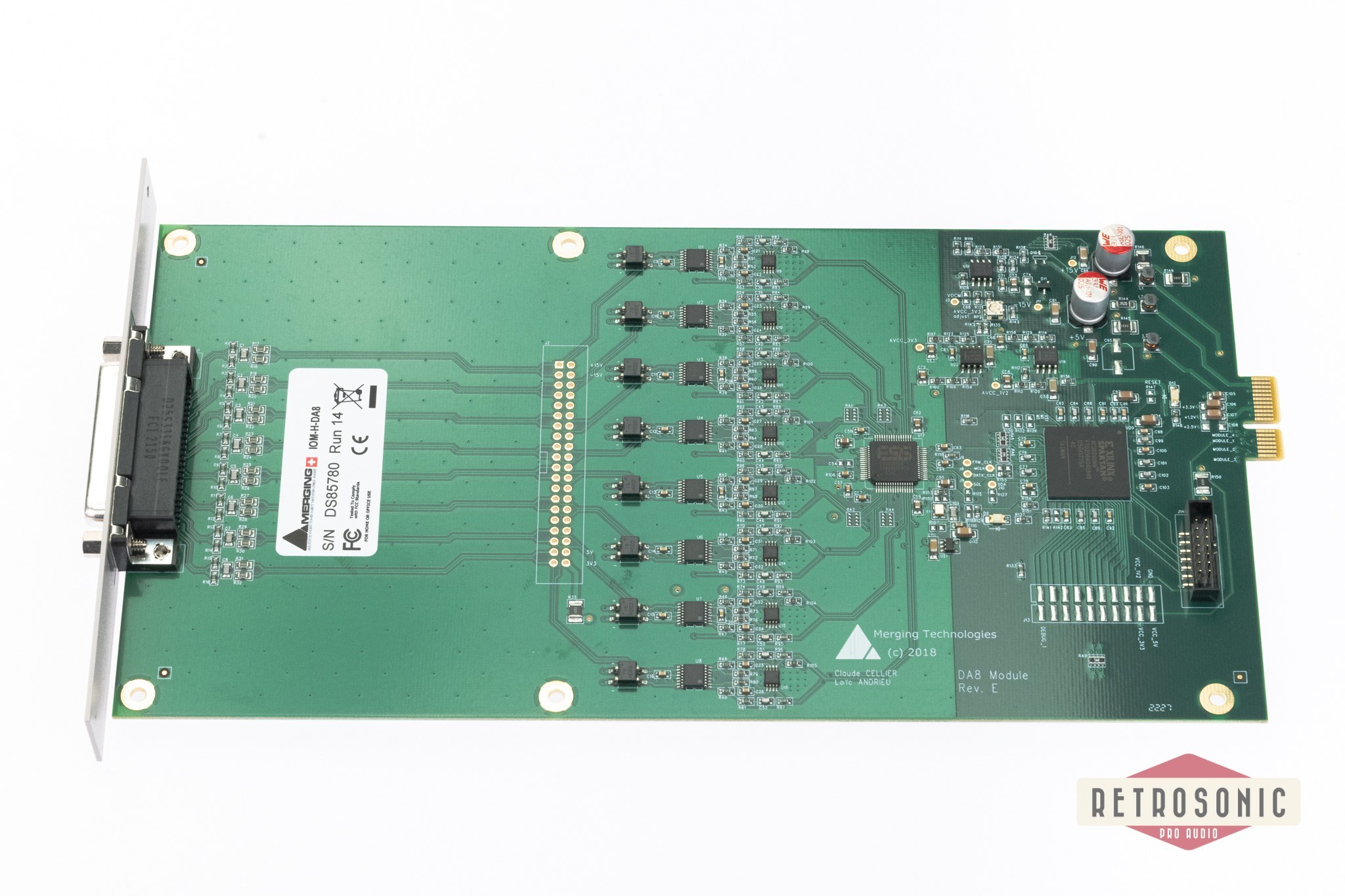 Merging DA8 Horus/Hapi 8 ch. Line Output DA-module, to 192 kHz